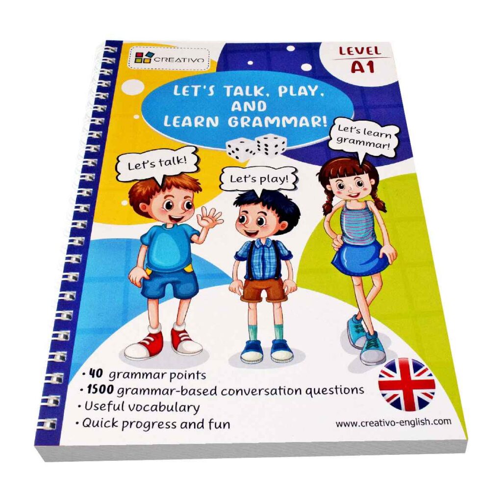 LET'S TALK, PLAY, AND LEARN GRAMMAR (LEVEL A1) książka do konwersacji ...