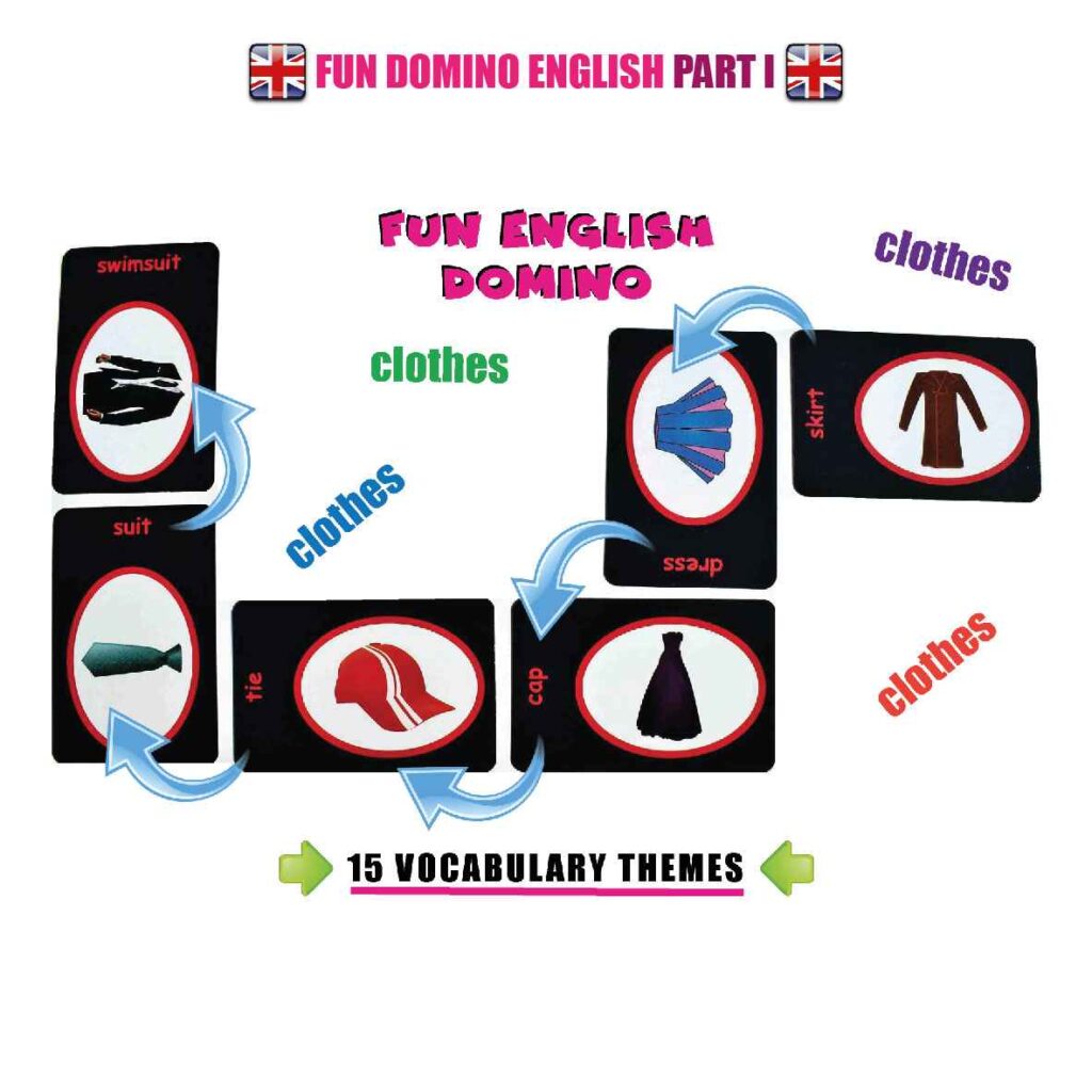 FUN DOMINO ENGLISH PART 1 game to learn English - Creativo - gry do ...